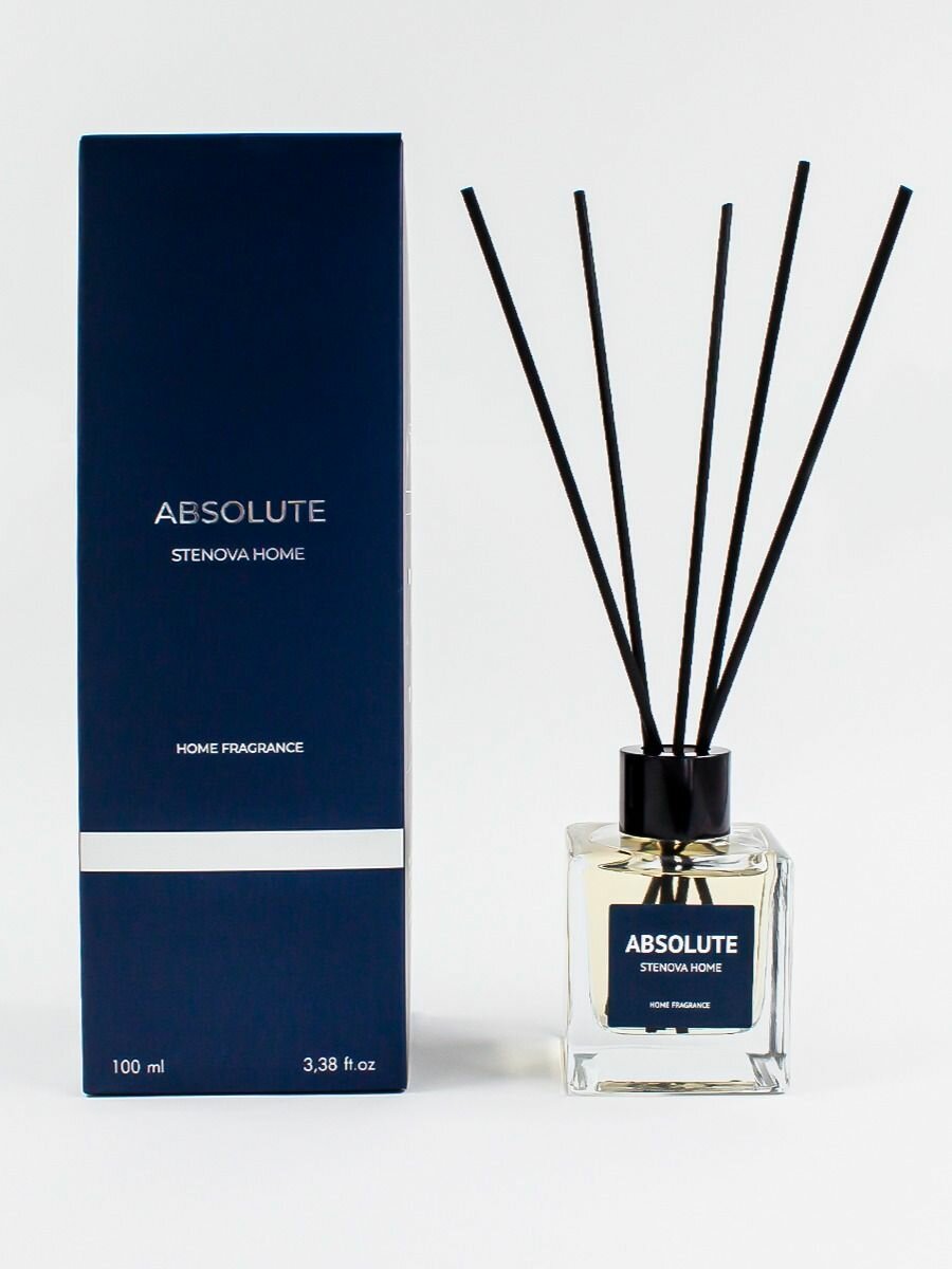 Аромадиффузор с палочками абсолют 100 мл. STENOVA HOME