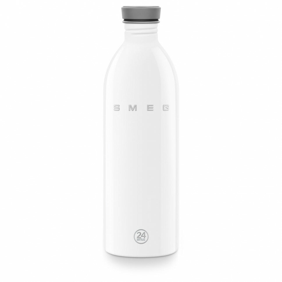 Бутылка Urban Bottle SMEG x 24Bottles WBF02WH, нержавеющая сталь, 1000мл, белая