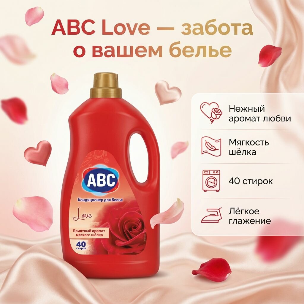 Кондиционер для белья Love 4л
