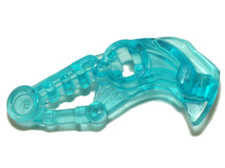Bionicle Head Connector Block Eye/Brain Stalk (Toa Okoto), 19050 Trans-Light Blue N