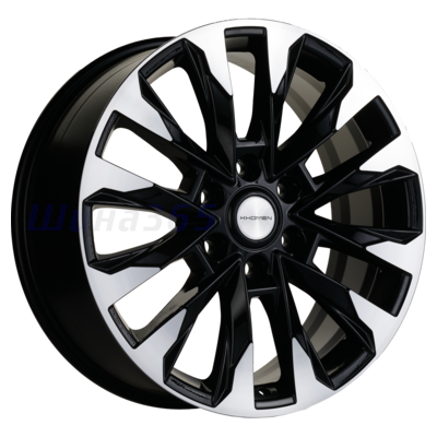Литой колесный диск Khomen Wheels KHW2010 (LC 300 Tuning) 8x20/6x139,7 ET45 D95,1 Black-FP