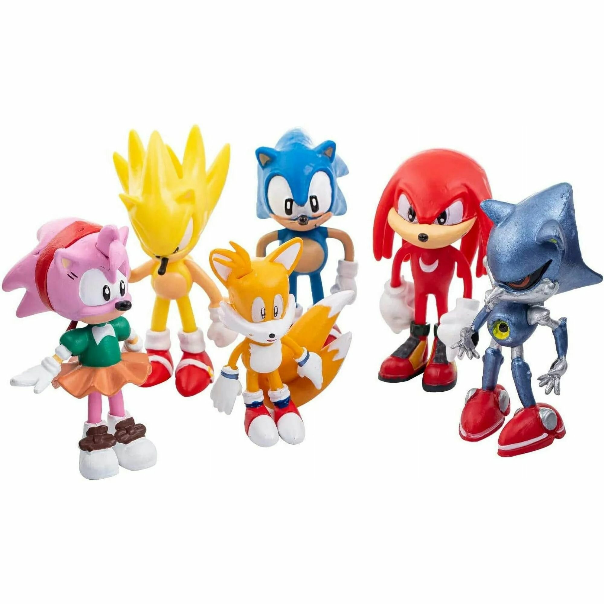 Фигурки Ёж Соник/sonic the Sonic the Hedgehog 6 частей / набор 6cm