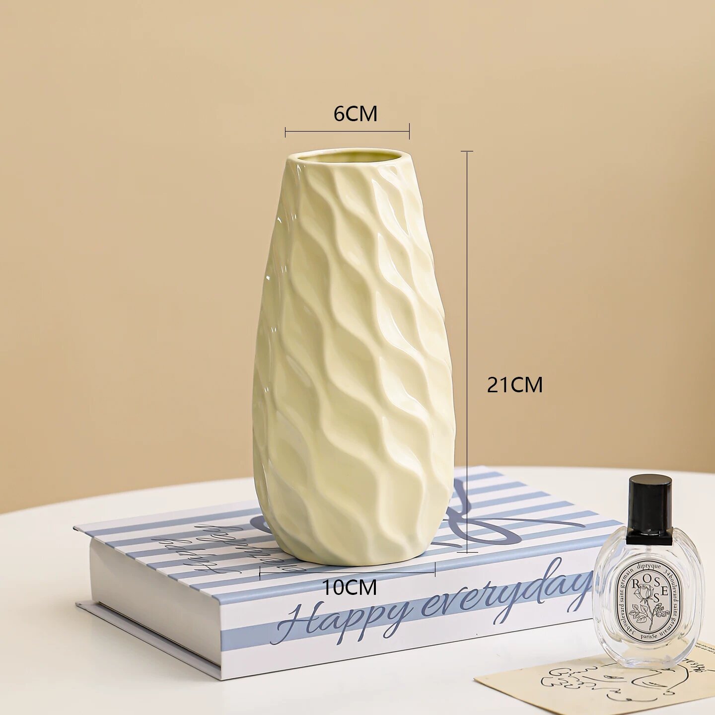 Элитная минималистичная керамическая ваза для тумбы под ТВ, декор для рабочего стола, аксессуары для дома, для