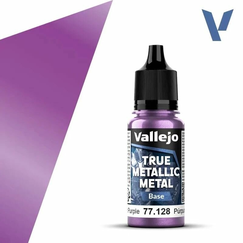 Vallejo TRUE METALLIC MEtAL, Экологически чистая краска на водной основе серии,18 мл, AV 77.128
