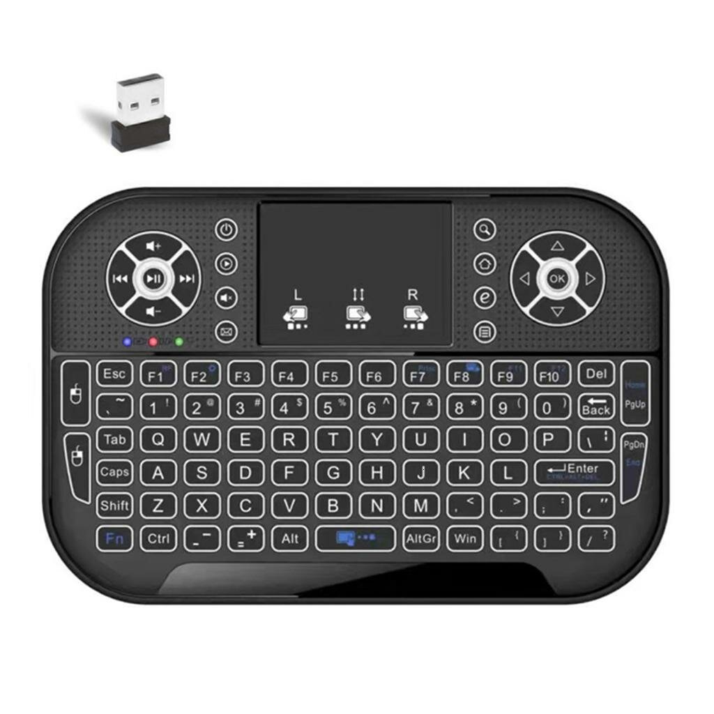 Беспроводная клавиатура A8 с тачпадом и подсветкой для Smart TV