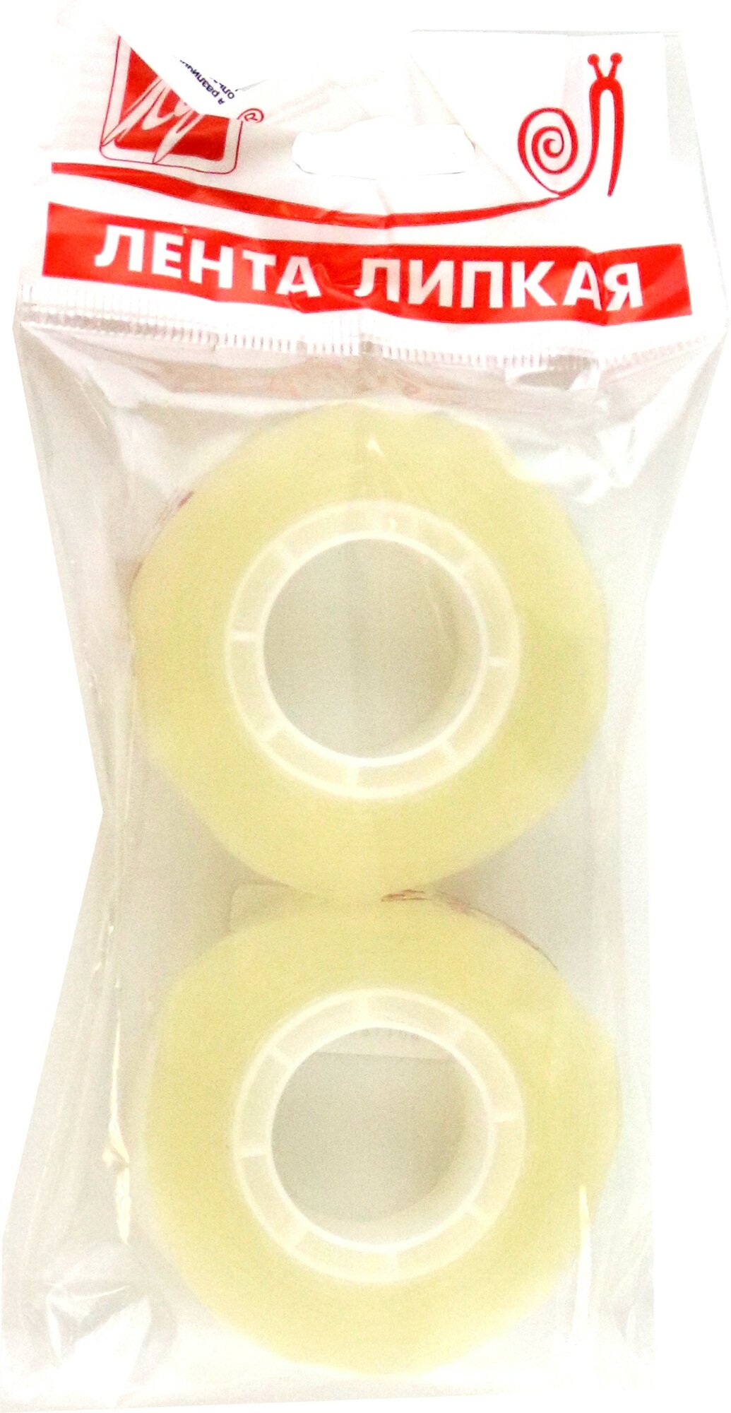 Лента липкая, 18 мм, 2 шт