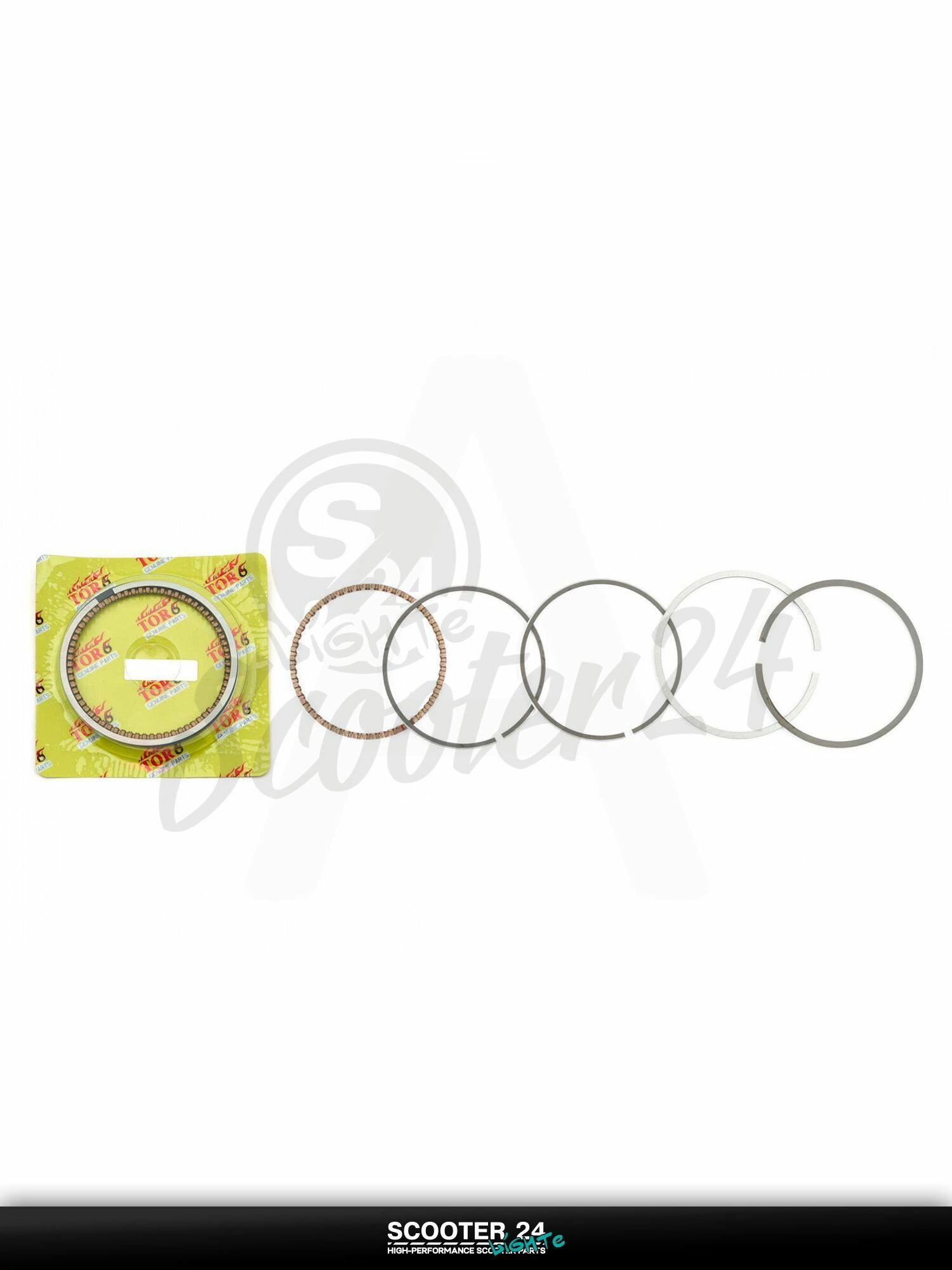Кольца комплект комплект 152FMH на мопед и мотоцикл Active, на мотоцикл и мопед Alpha, Delta / Альфа Дельта / Актив Альфа, Дельта 110 кубов, GY6 125 кубов 0,25 ( 52,65) "TORO"