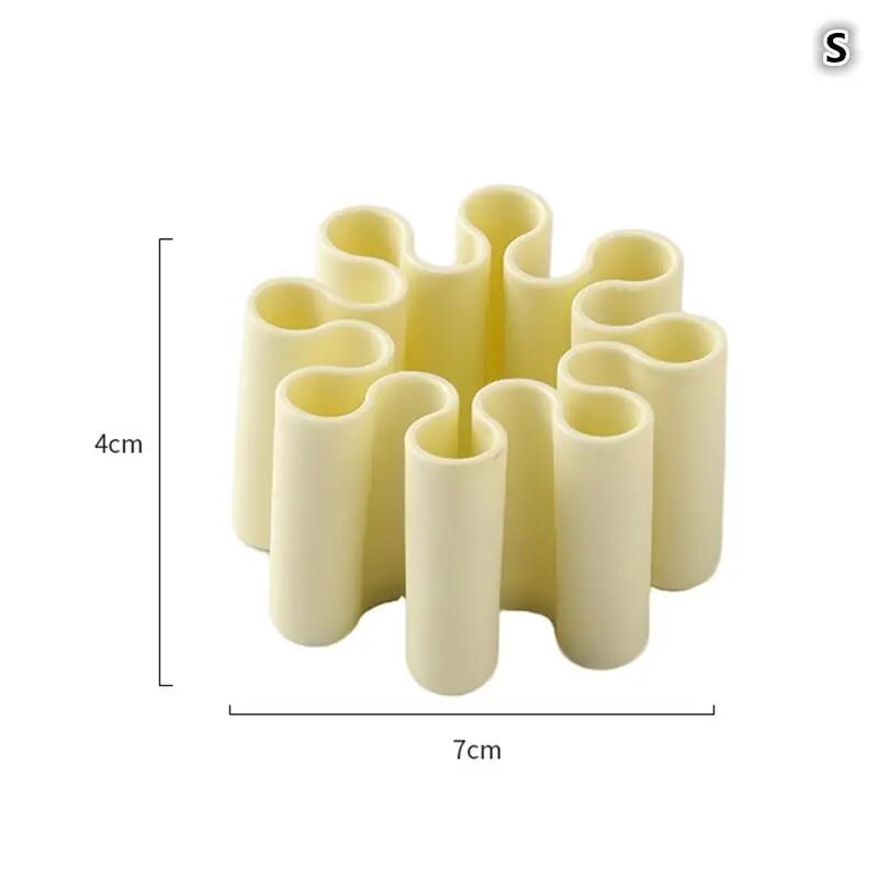 Держатель для ручек волнистый, Small Yellow