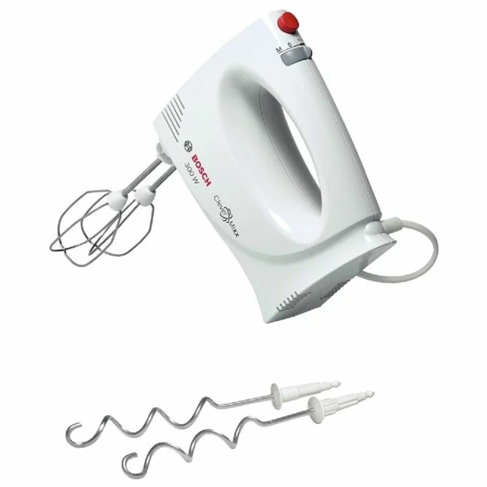 Bosch Миксер MFQ3010 Миксер ручной, пластик, 300 Вт, белый