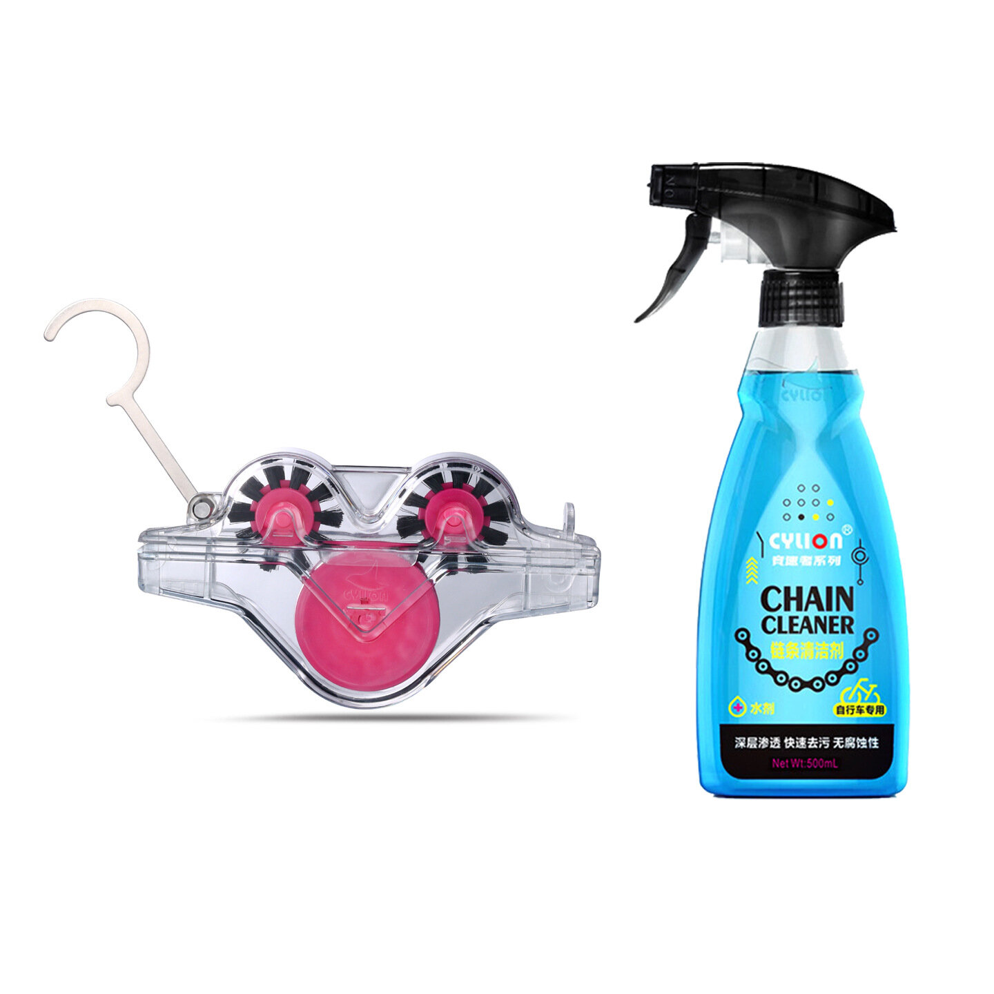 Sailong Bicycle Frog Chain Washer - инструмент для чистки цепи без использования рук для горных и шоссейных велосипедов.