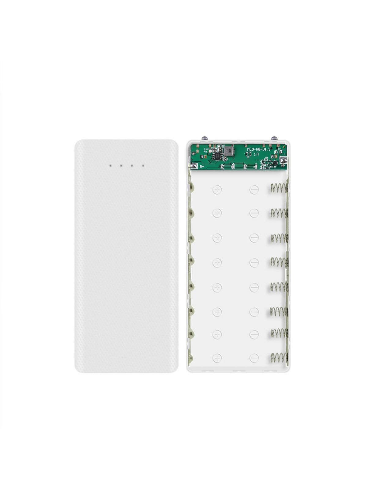 Сделай САМ Держатель батареи 8x18650 Power Bank Box для корпуса для корпуса USB зарядное устройство для C