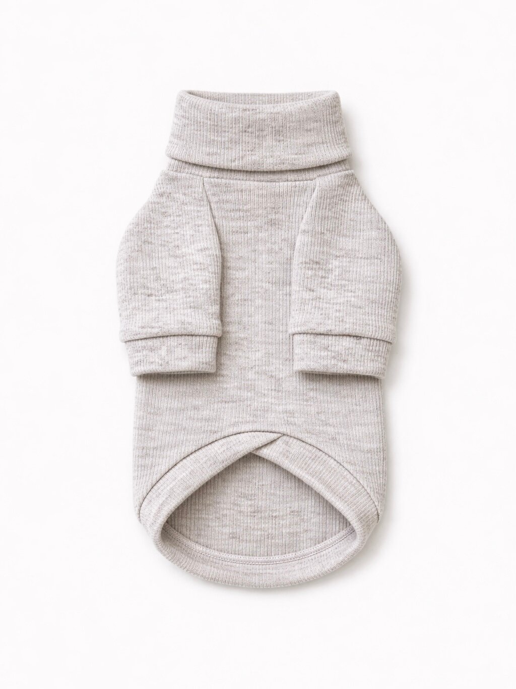 Водолазка/свитер классический, одежда для собак в бежевом цвете, размер S/M