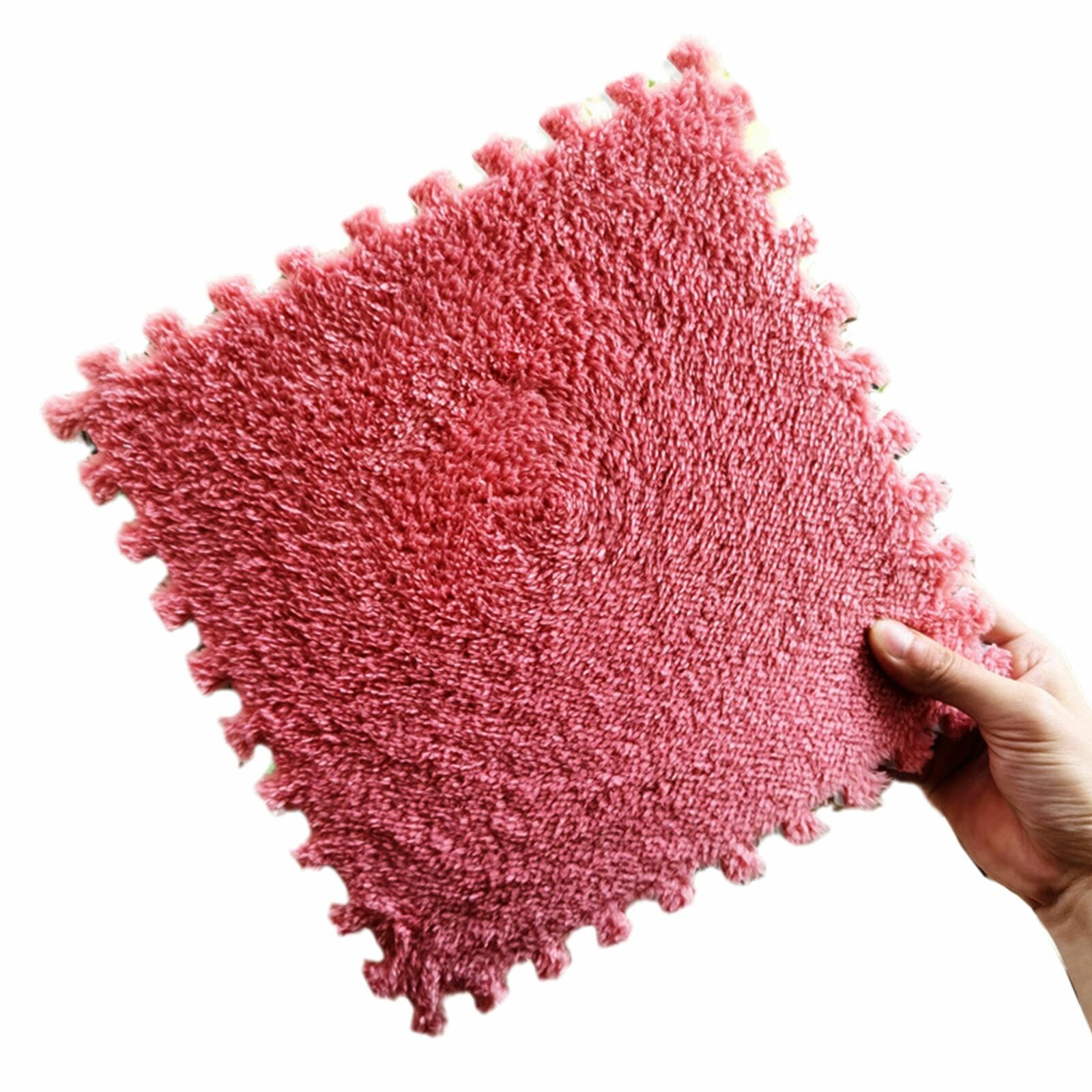 1 шт, коврик из пенопласта, сплошной цвет, плюшевый ковер-головоломка, напольная плитка