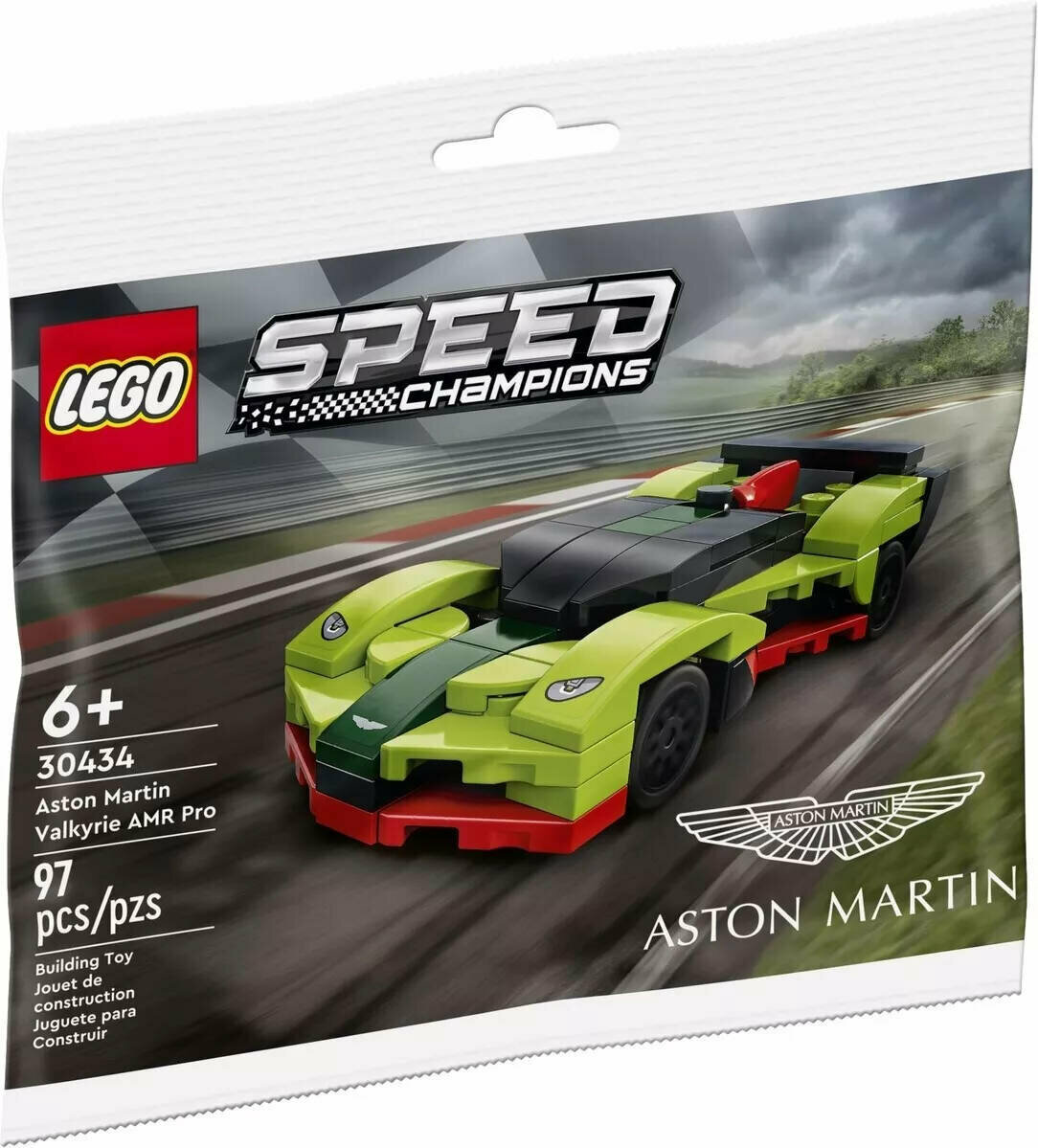 Конструктор LEGO Speed Champions 30434 Астон Мартин, 97 деталей, от 6 лет, 2022 год