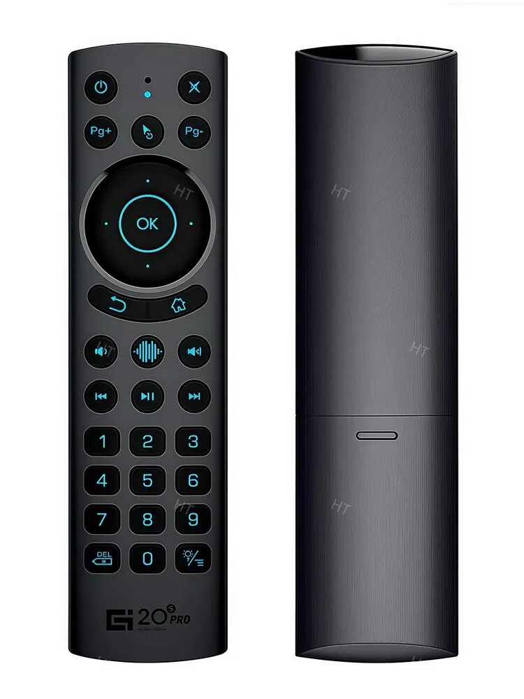 AIRMOUSE G20sPROДвухрежимная воздушная мышь BT5.0 2.4 Гс подсветкой и интеллектуальным голосовым пультом дистанционного управления для ТВ бокс андроид , проектора, компьютера