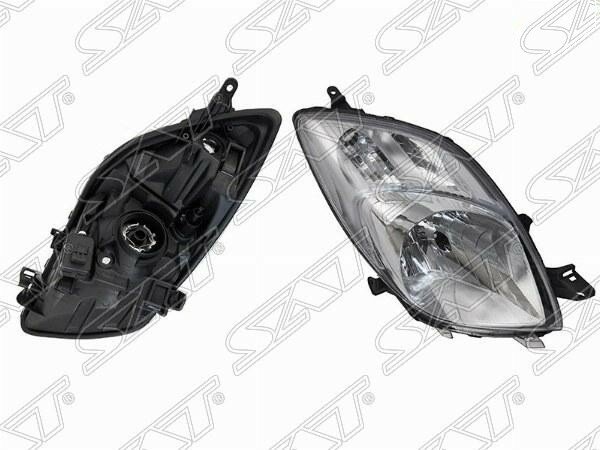Фара SAT ST-212-11L2R Toyota Vitz 05-07, Yaris 05-08 справа/ С электрокорректором/ 3/5D HBK