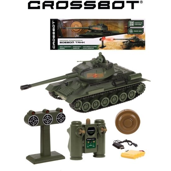 Танк на радиоуправлении Crossbot 870630 Т-34 СССР 1:24