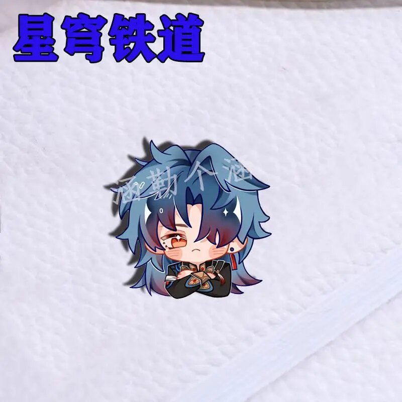 Honkai: Star Rail Q Version мультяшное лезвие Jingyuan, акриловая брошь, шпилька, аксессуары для одежды, рюкзака, подарок