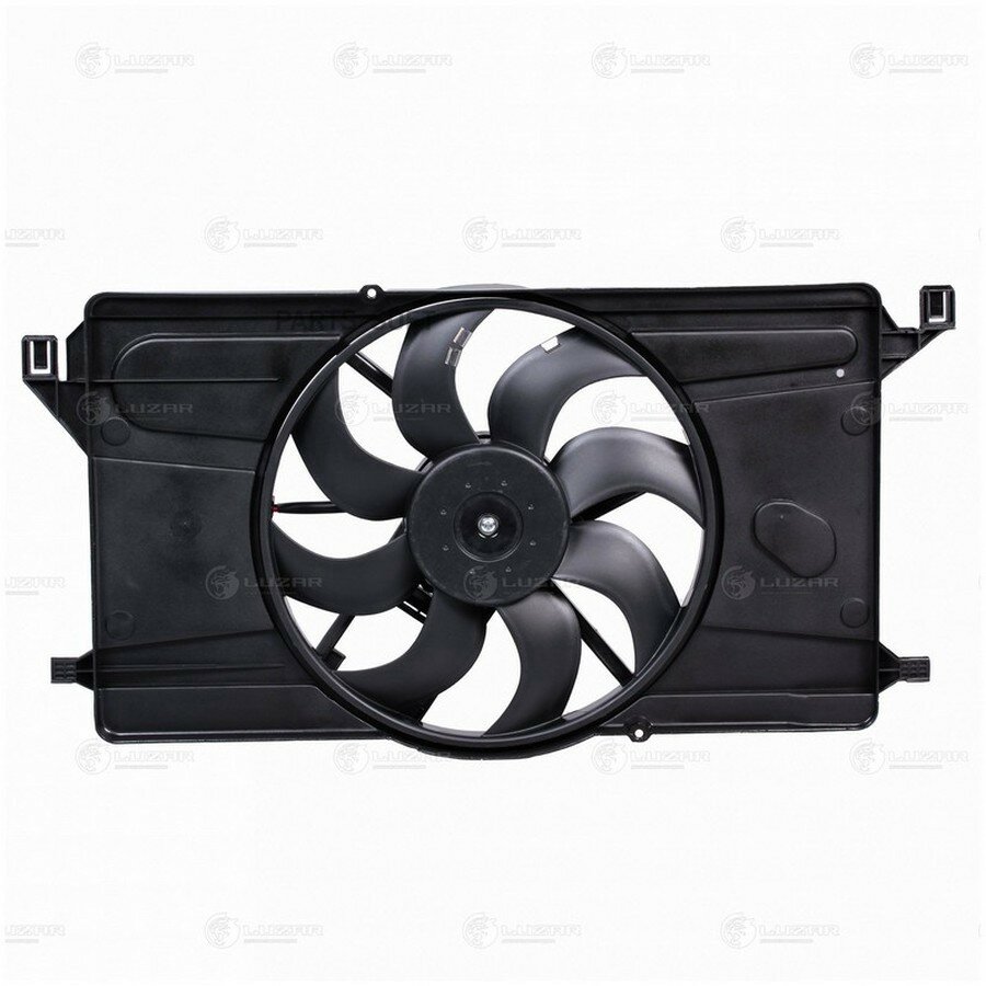 LUZAR LFK1038 Вентилятор радиатора (с кожухом) FORD FOCUS II 1.4/1.6 03- (без резистора)