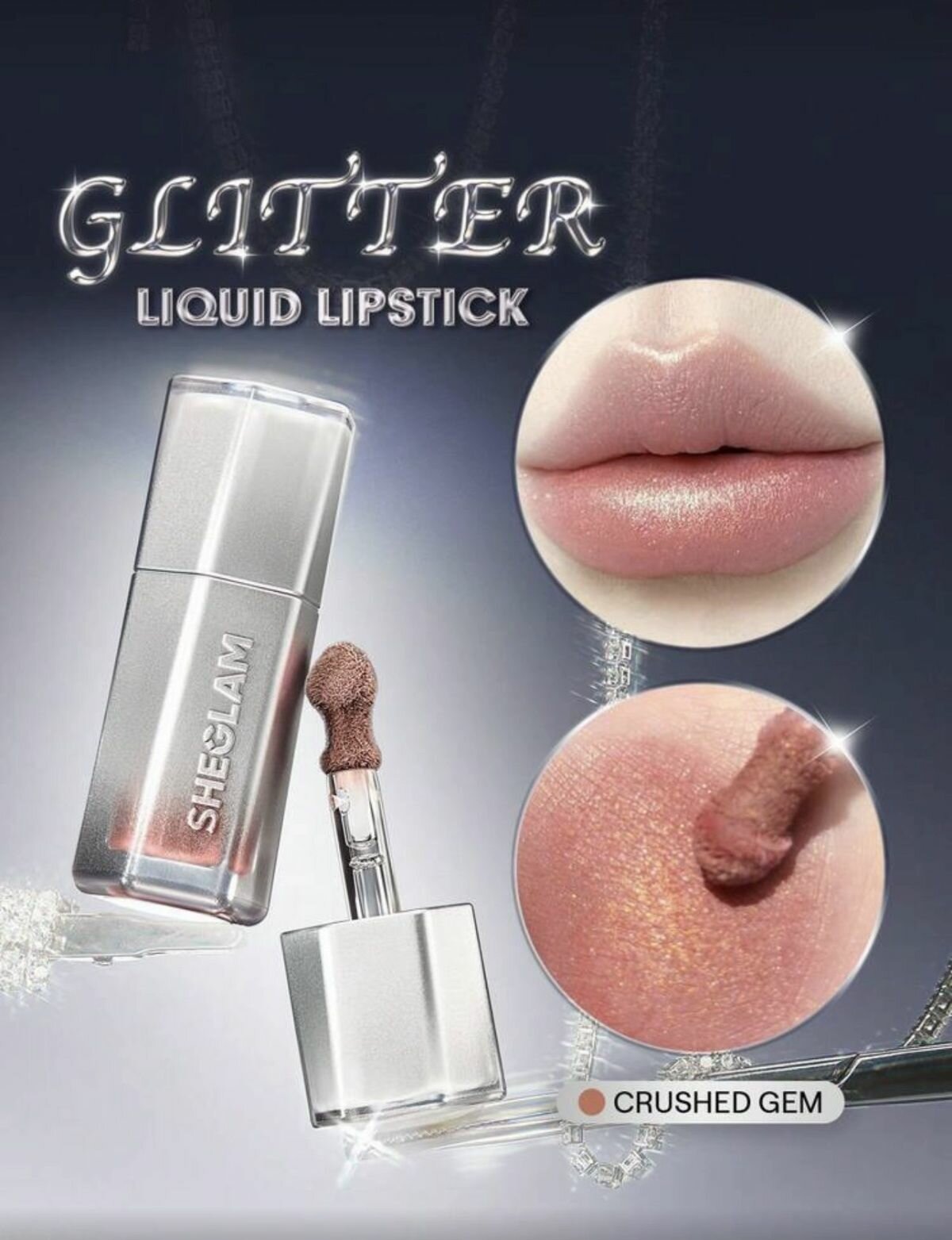 Lustra Вспышка раздражает жидкую помаду - Crushed Gem