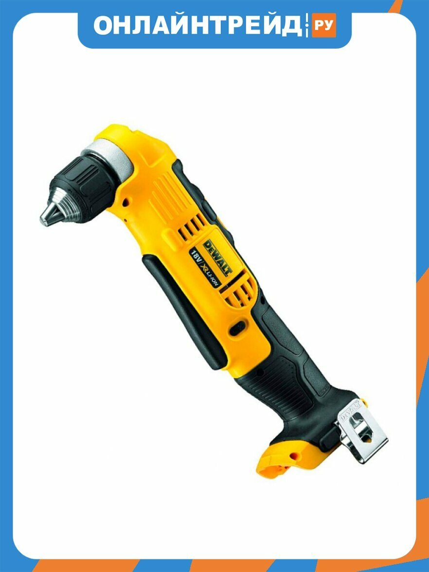 Дрель-шуруповерт аккумуляторная угловая Dewalt DCD740NT в кейсе T-STAK-Box, без АКБ и ЗУ