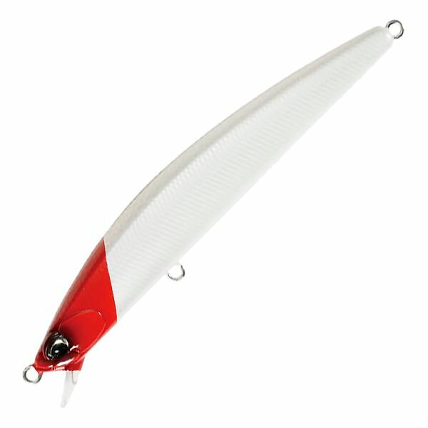Воблер DUO Tide Minnow Sprat 100 #ACC0001 Pearl Red Head, медленно всплывающий, 13 г.