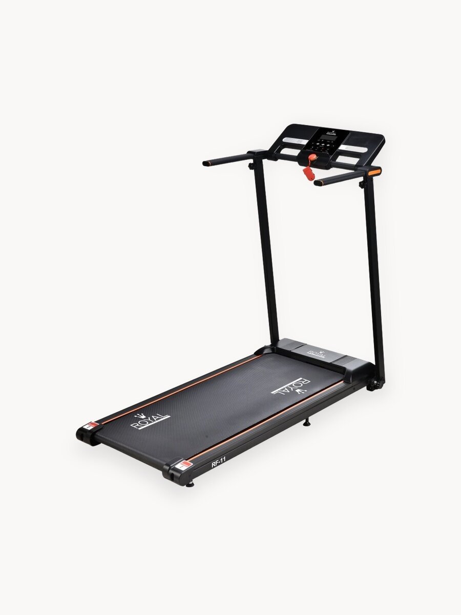 Беговая дорожка ROYAL Fitness RF-11, электрическая, складная, для дома, черная