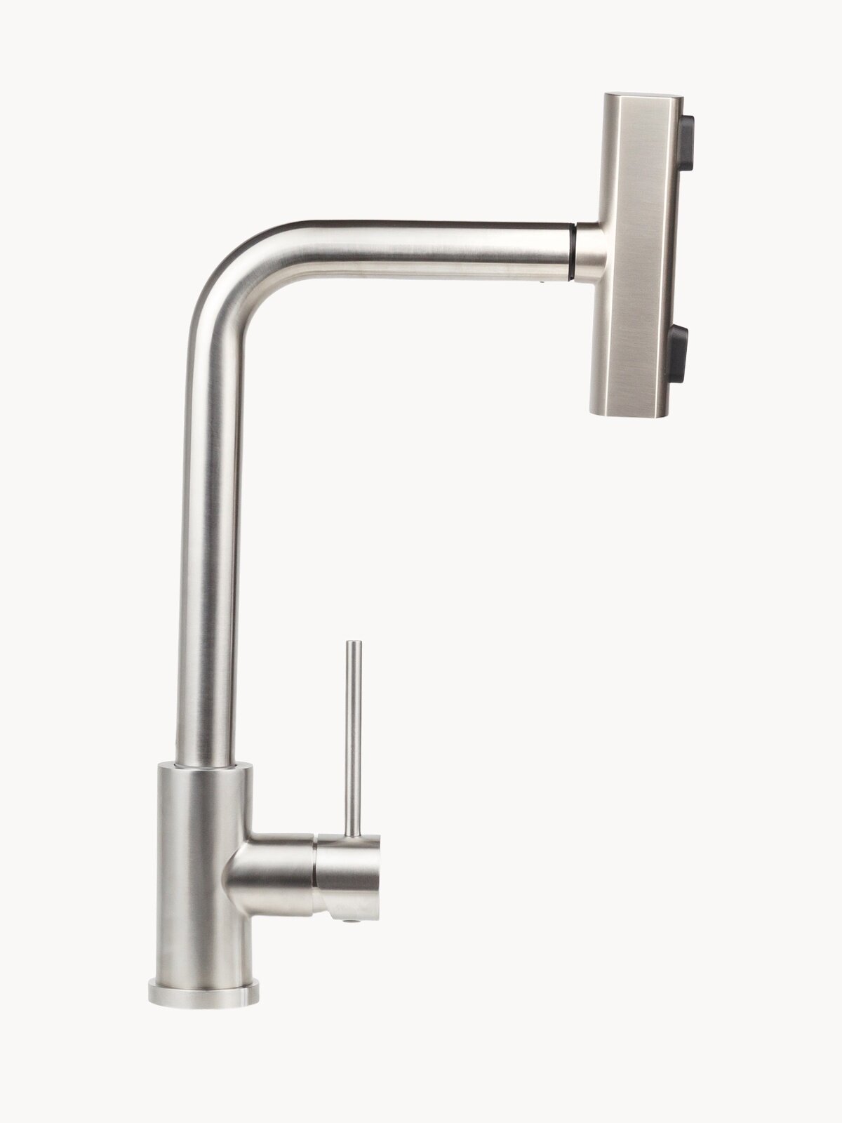 Смеситель для кухни с подключением к фильтру DIVINO 16296, с выдвижным изливом, сатиновый