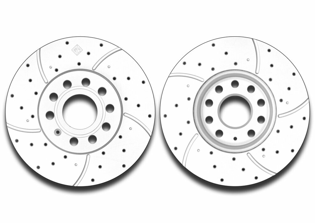Тормозные диски DSK-F001P (передние) Platinum