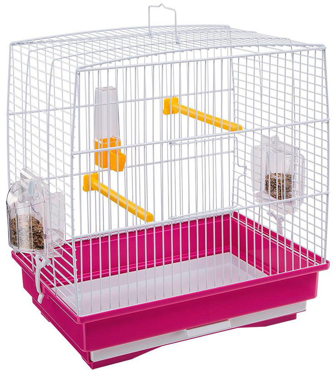 Клетка для птиц Ferplast Rekord 1 цветная, белая 35 х 24 х 37 см (1 шт)