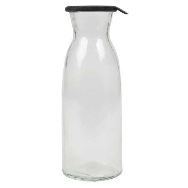 Бутылка для воды TODELIA, с крышкой, объем: 1 л, материал: стекло