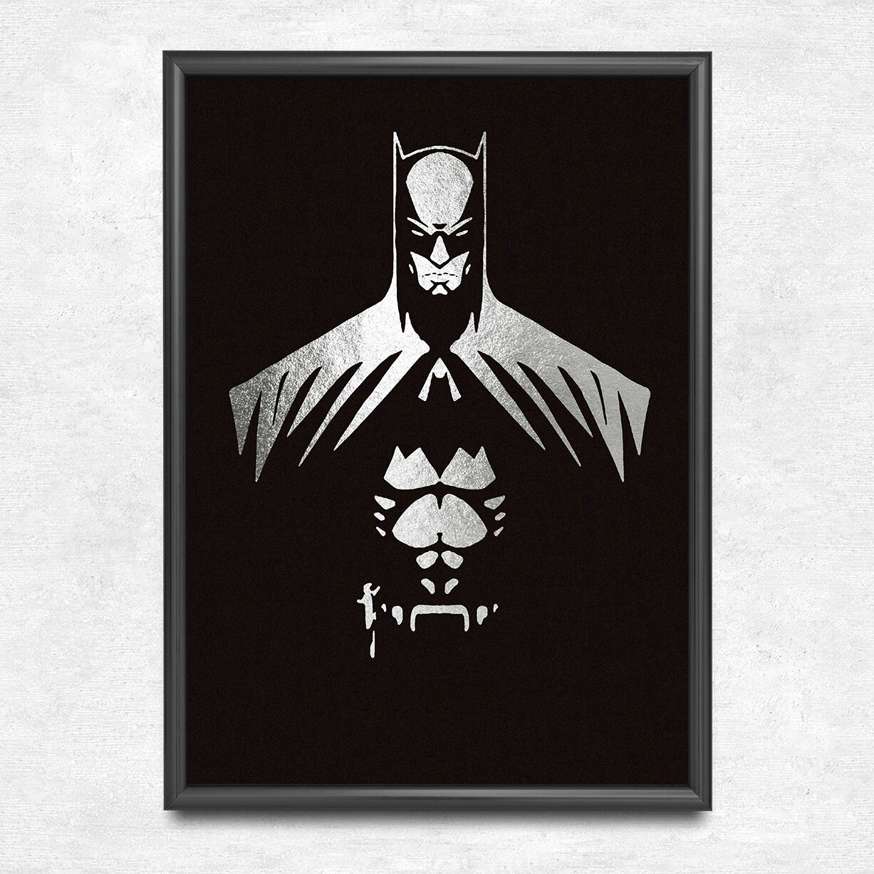 Постер на стену Бэтмен / плакат интерьерный Batman. Бетмен. Темный рыцарь. Супергерой