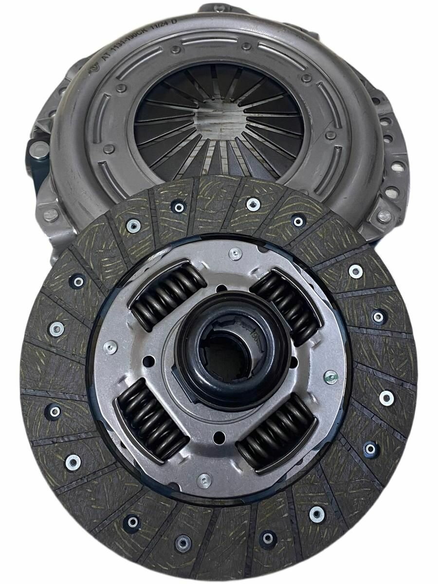 Комплект сцепления ВАЗ 2170, 2190 Под кпп 2181 с тросовым приводом