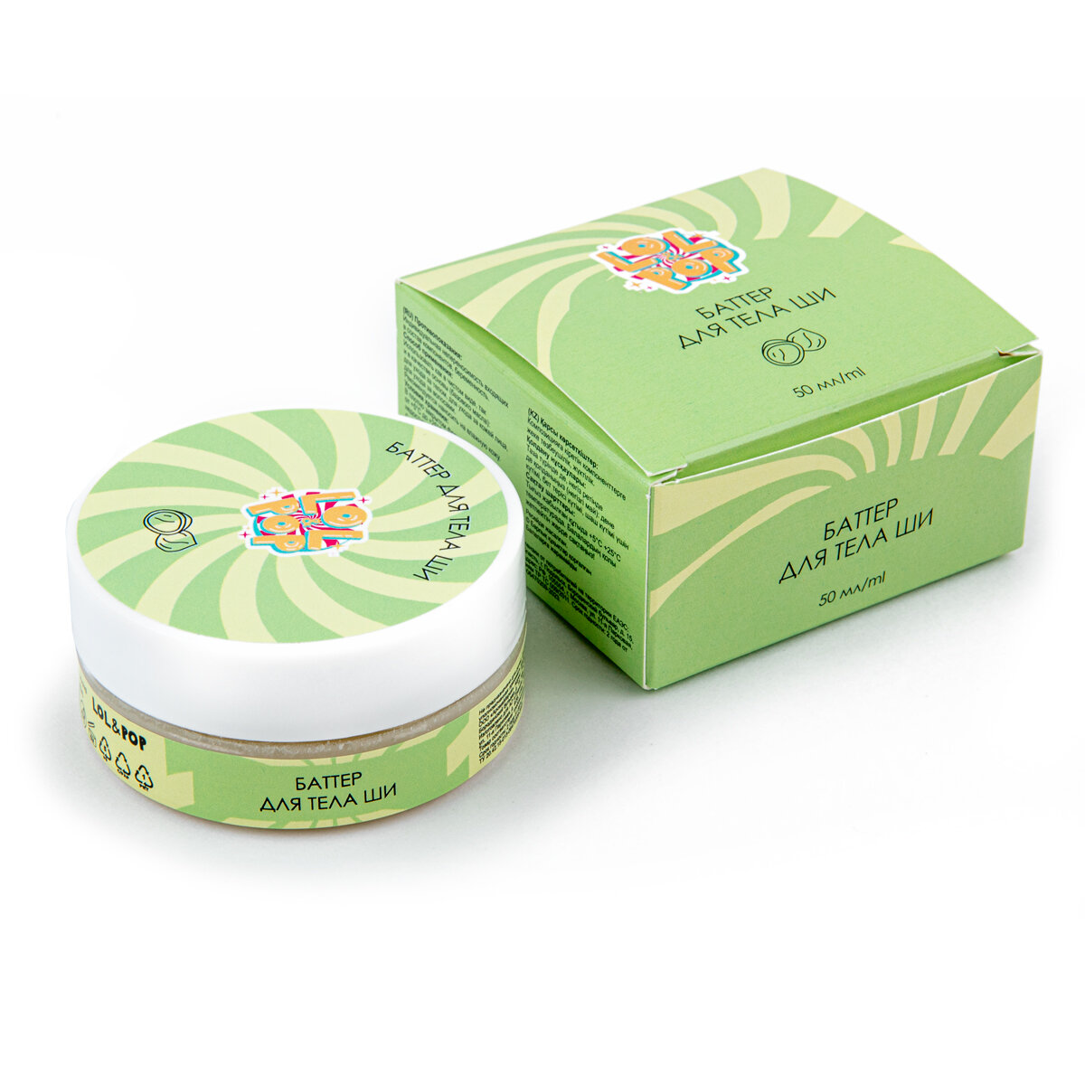 Lolamp; Pop баттер для тела ШИ LLP-211-KL17 50 мл увлажняющий и питательный уход за кожей