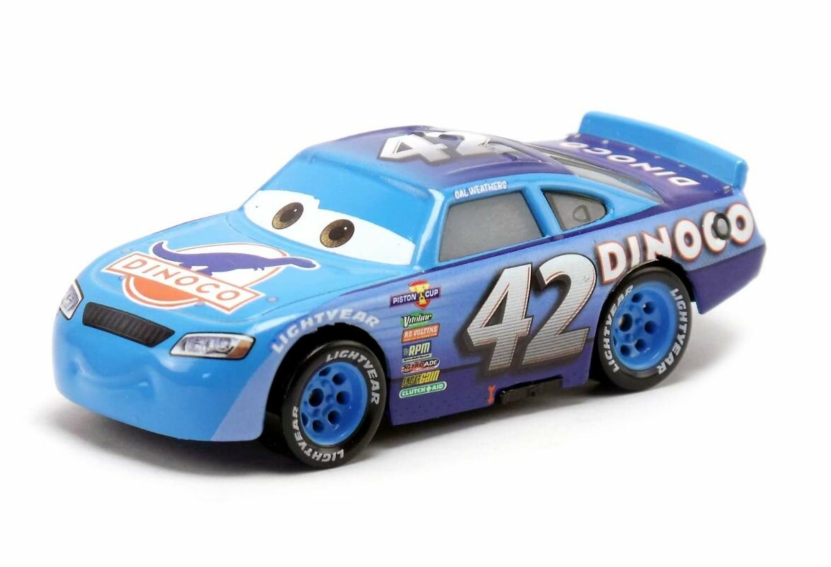 Литая коллекционная металлическая машинка из мультфильма "Тачки 3" (Cars) гонщик Кэл Уэзерс №42