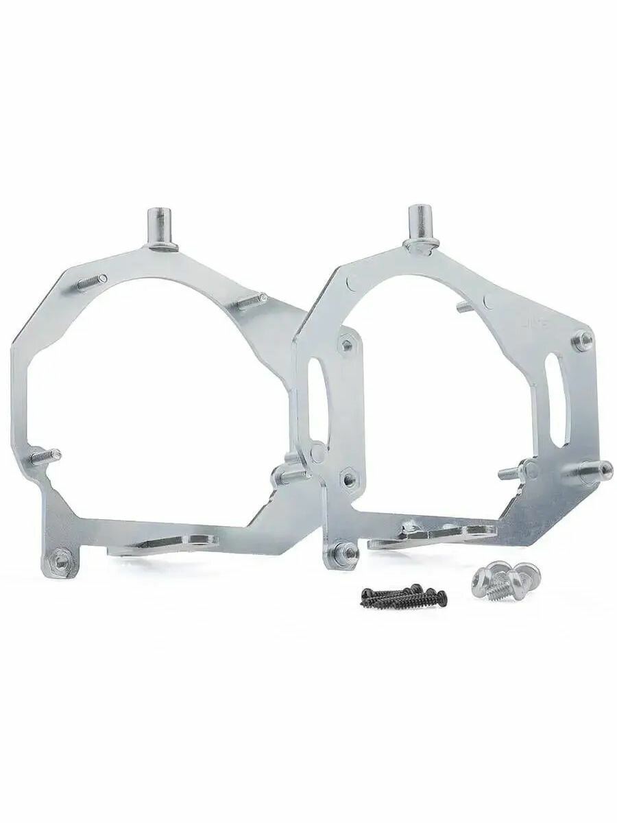 Переходные рамки Infiniti FX II (AFL) (2008 - 2013 г. в.) для замены линз с креплением Hella 3/3R/5R (комплект 2шт.)