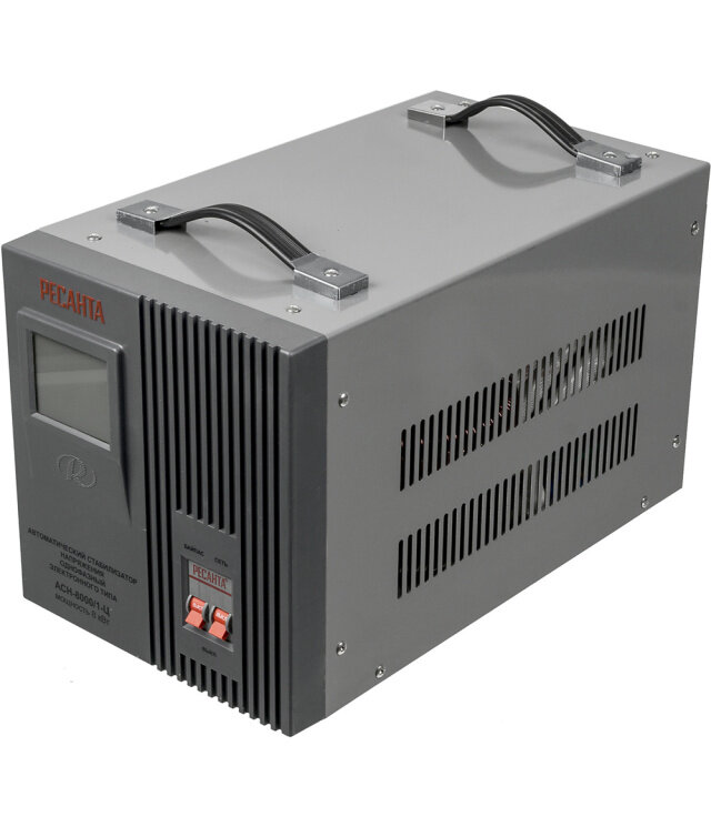 Стабилизатор напряжения Ресанта АСН-8000/1-Ц серый (63/6/7)