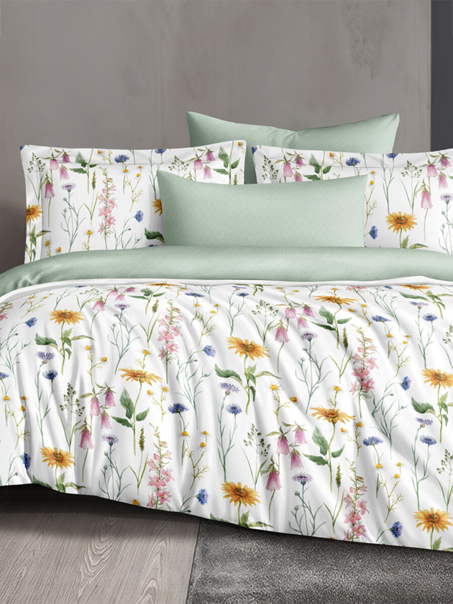 Постельное белье 2 спальное Cleo Satin Touch комплект сатин 100% хлопок