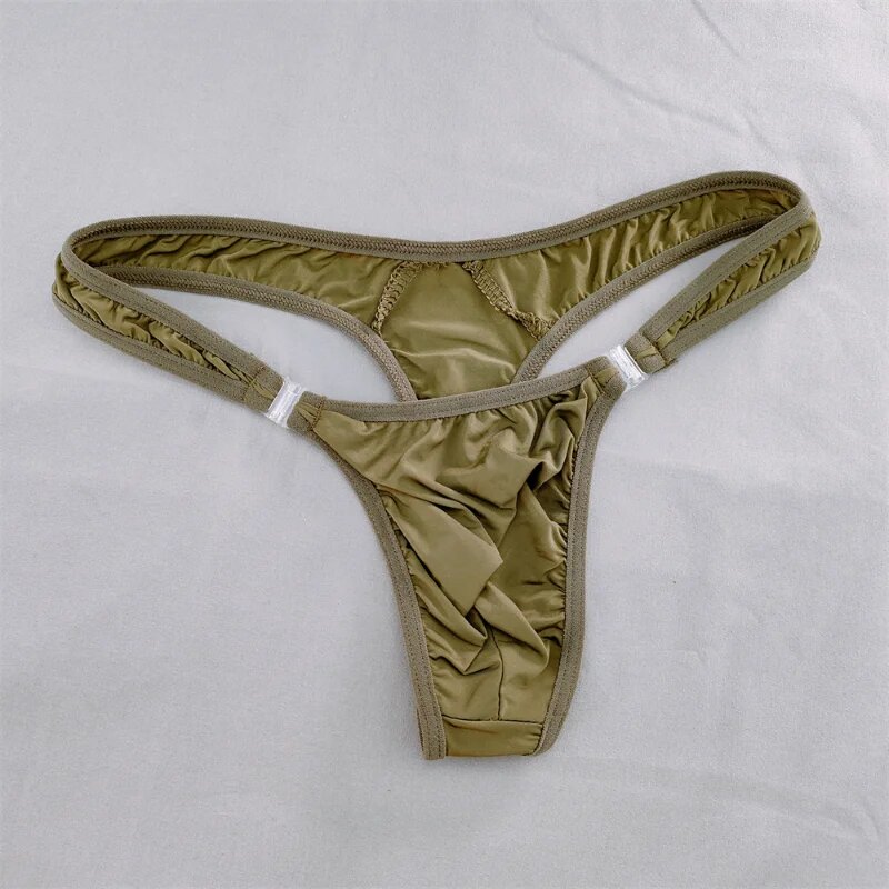 Мужские нейлоновые стринги L, Зеленый, Army Green