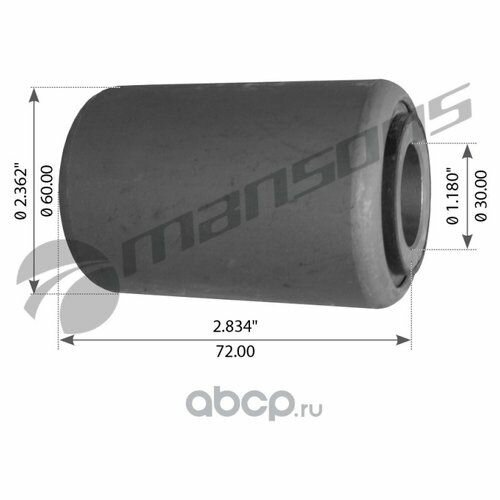 Сайлентблок рессоры Mansons 300323