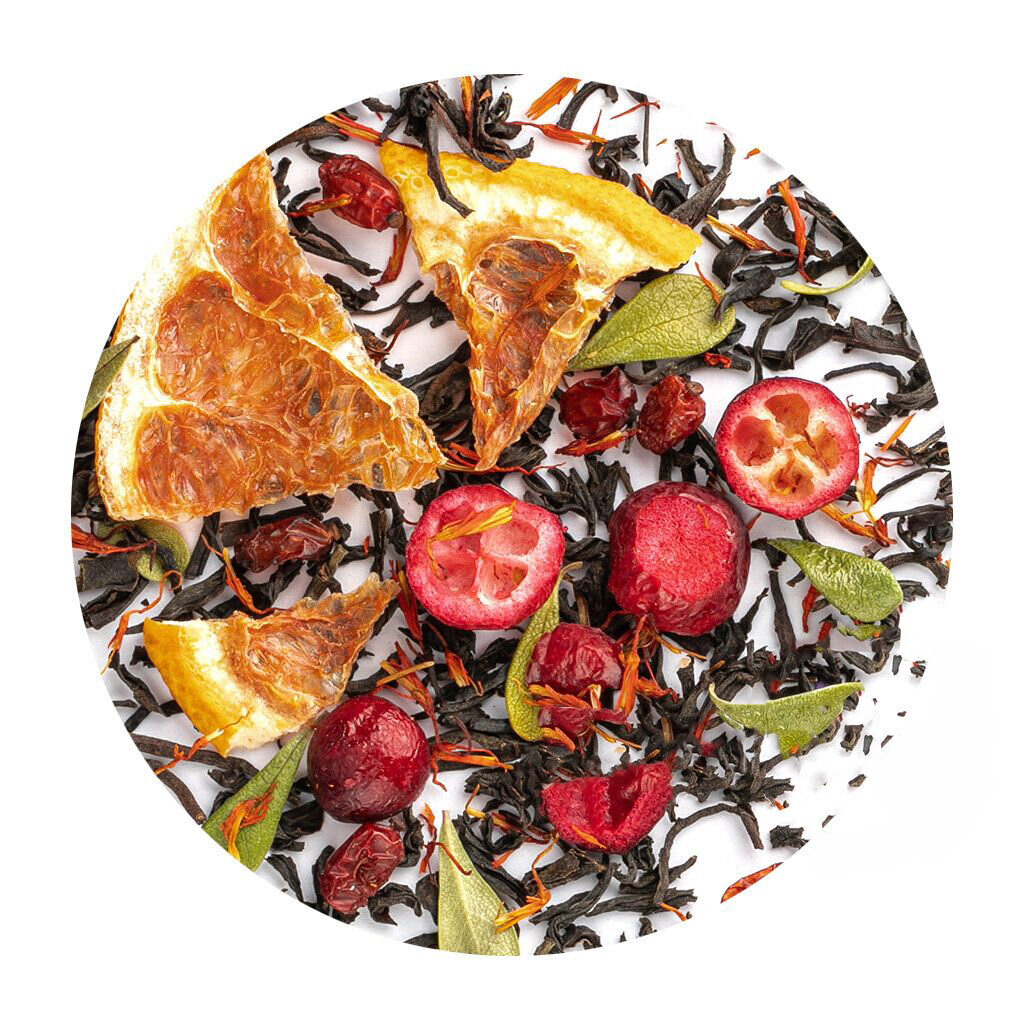 Черный чай Красный дракон (Индийский чай, Чай с барбарисом, Чай с клюквой) от Подари чай, 50 г