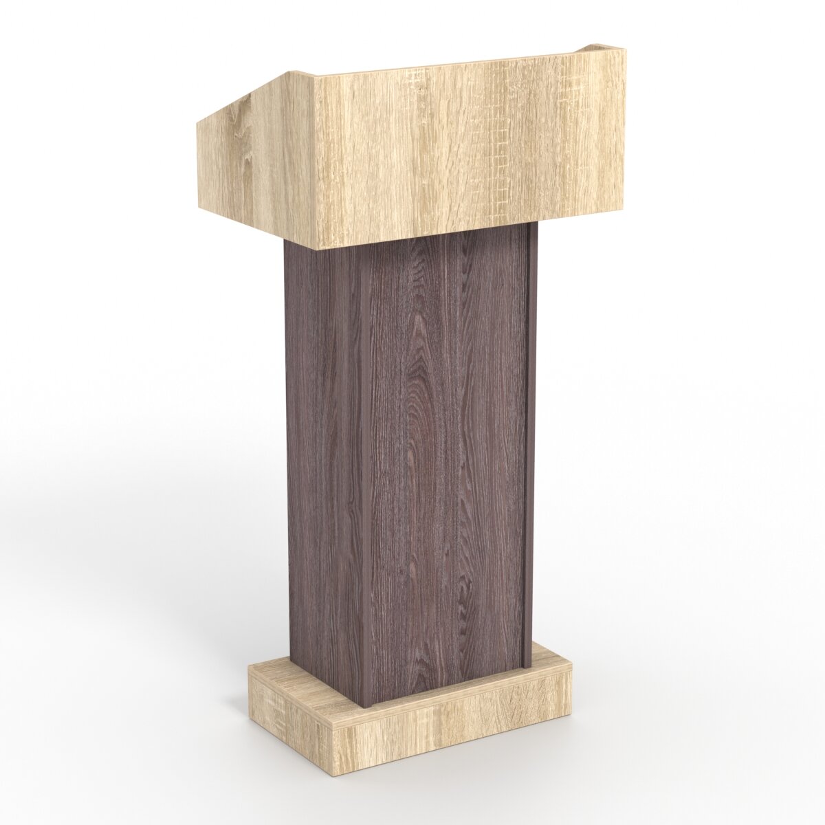 Трибуна "диктор" №121, Ясень Анкор темный и Дуб Сонома. Производитель товара - компания Westcom.