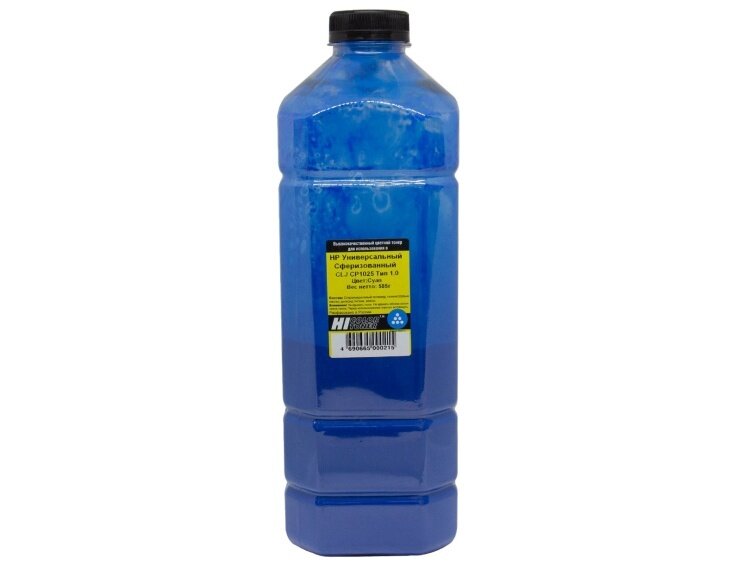 Тонер HP CLJ Универсальный CP1025 (Hi-Color) Тип 1.0 Cyan Сферизованный, 585 г, канистра