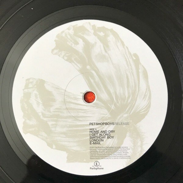 Pet Shop Boys - Release (LP) — фото 1