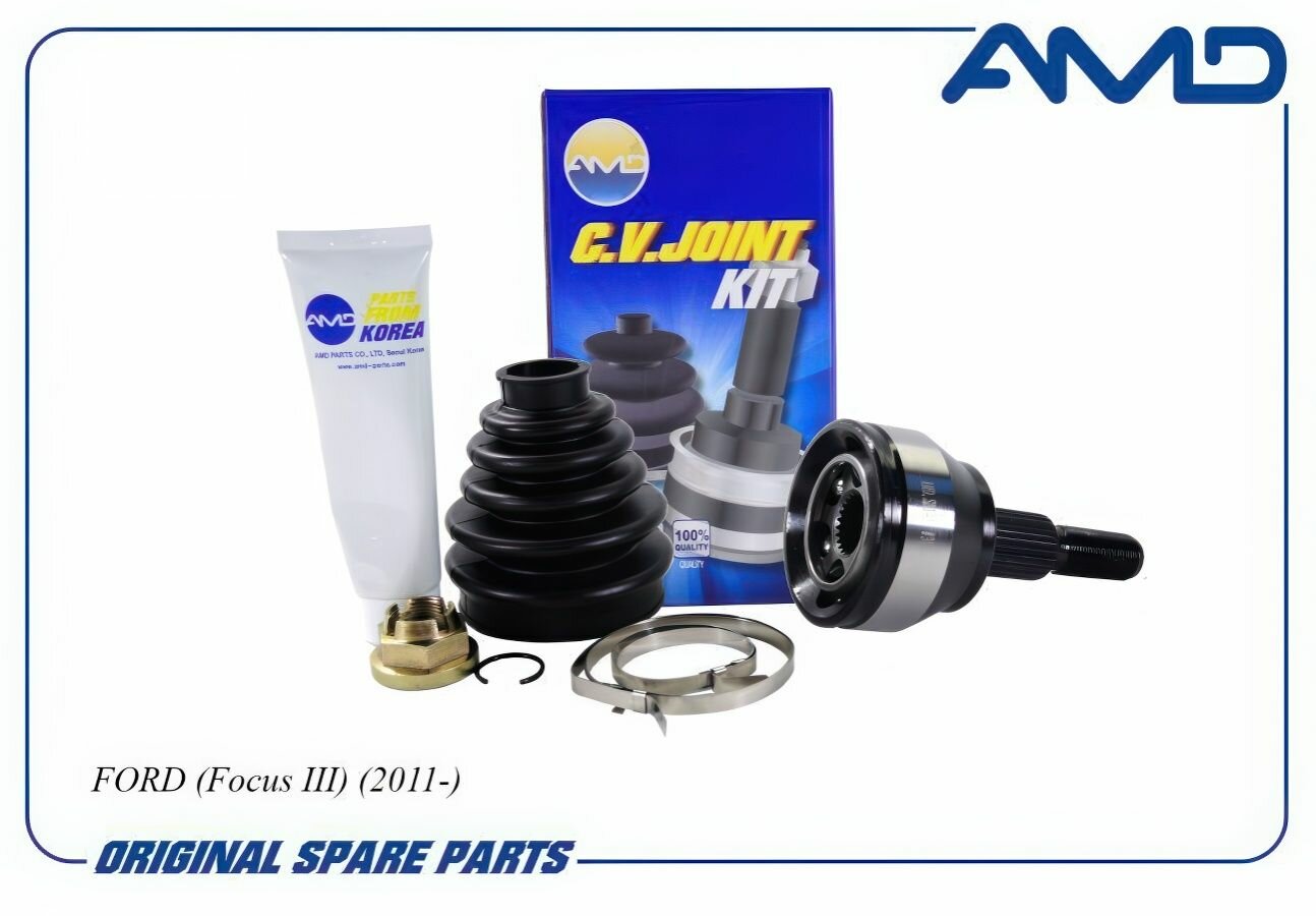 ШРУС наружный T27/T24 без кольца ABS для Форд Фокус 3 AMD. SH143 AMD