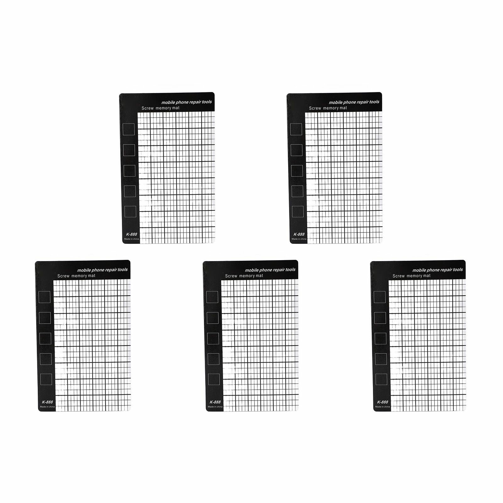 Магнитные коврики для организации винтов (5 шт.)