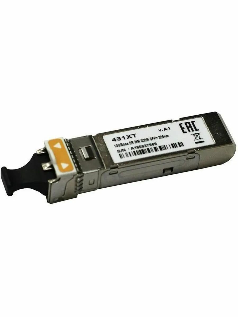 Трансивер SFP+ D-Link DEM-431XT с 1 портом 10GBase-SR для многомодового оптического кабеля (до 300 м)