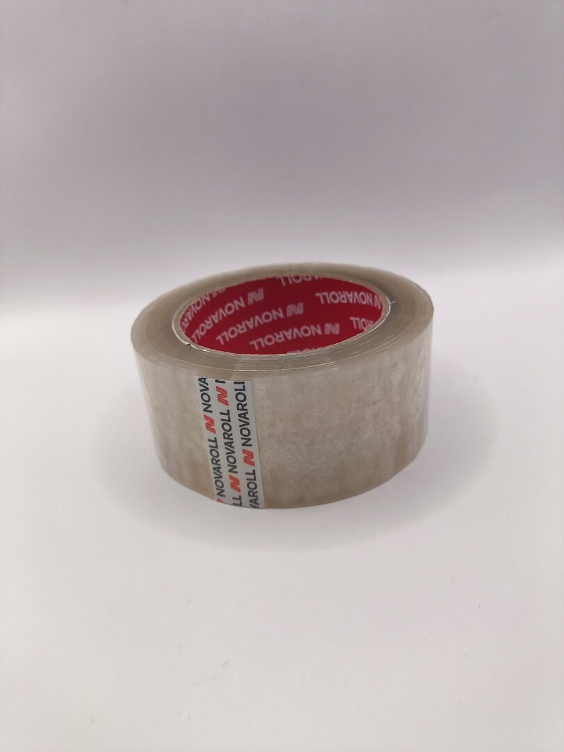 Скотч прозрачный NOVAROLL Лента клейкая канцелярская односторонняя 120м 1шт