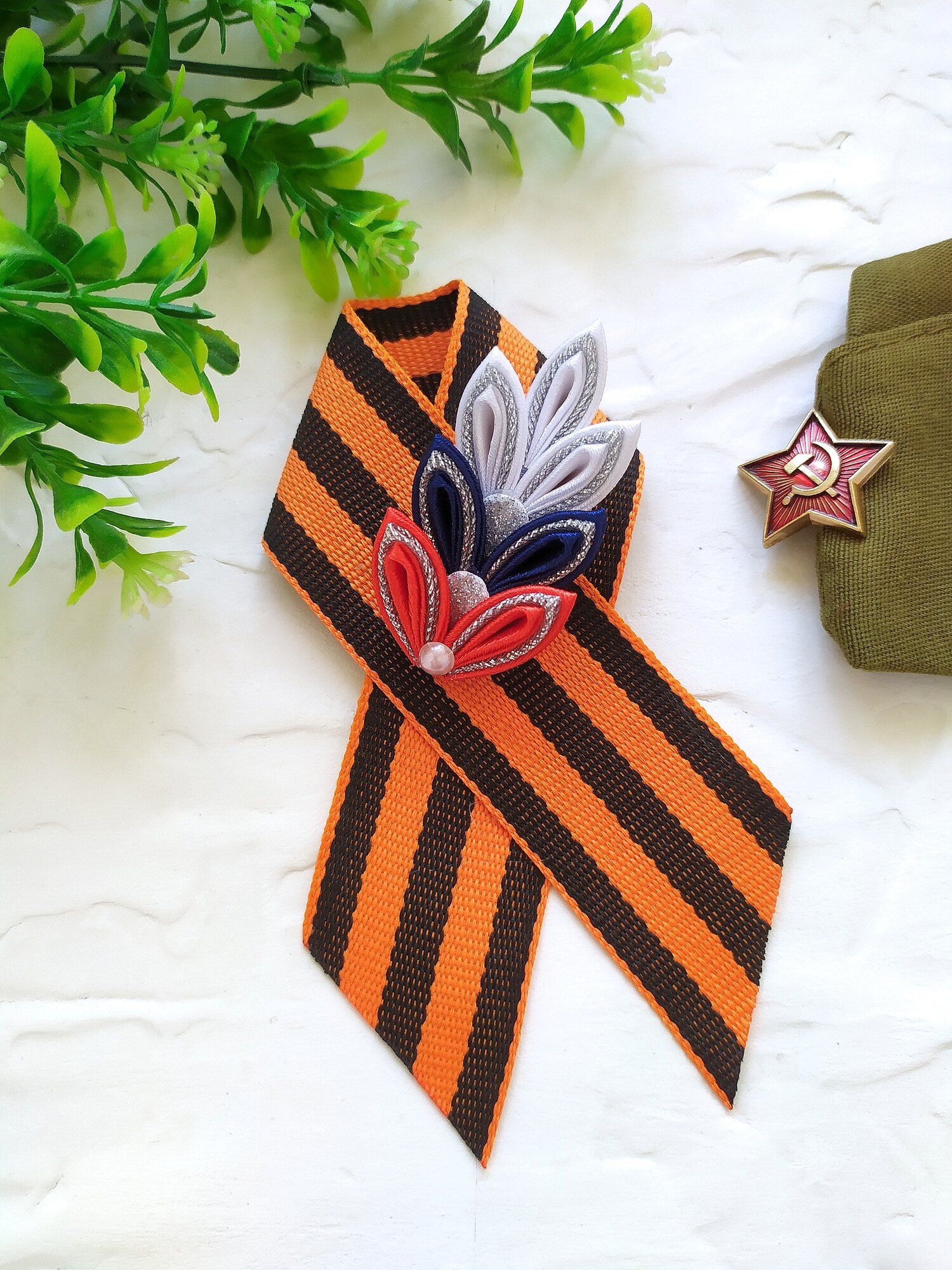 Георгиевская лента брошь