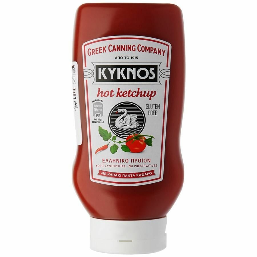 Кетчуп томатный острый Kiknos 560гр